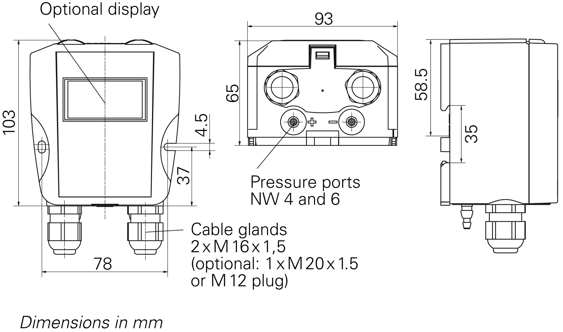 Differential pressure transmitters