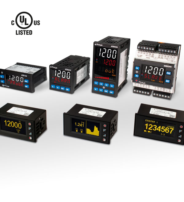 UL marking restored for all controllers/indicators